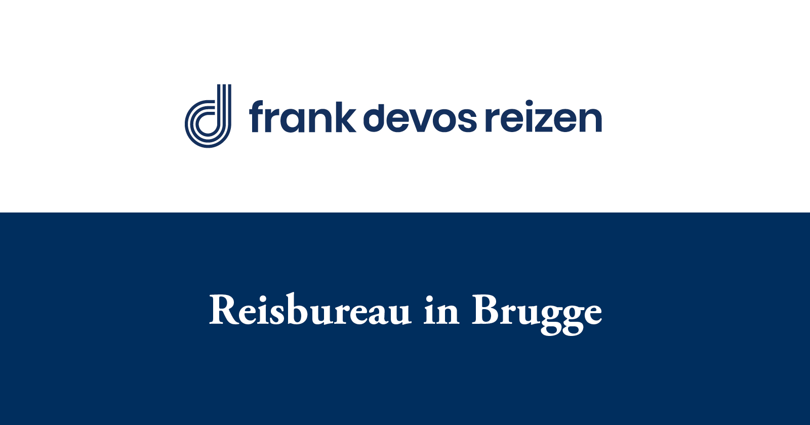 anders dan anders - Frank Devos Reizen